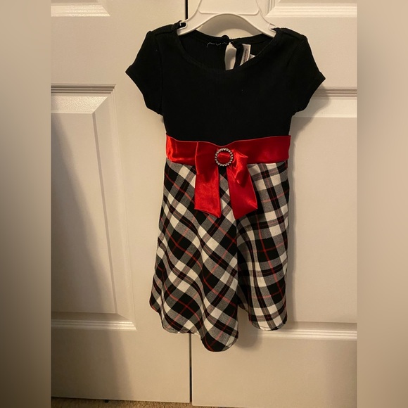 Youngland | Dresses | Youngland Little Girls 3t Red Black White Plaid ...